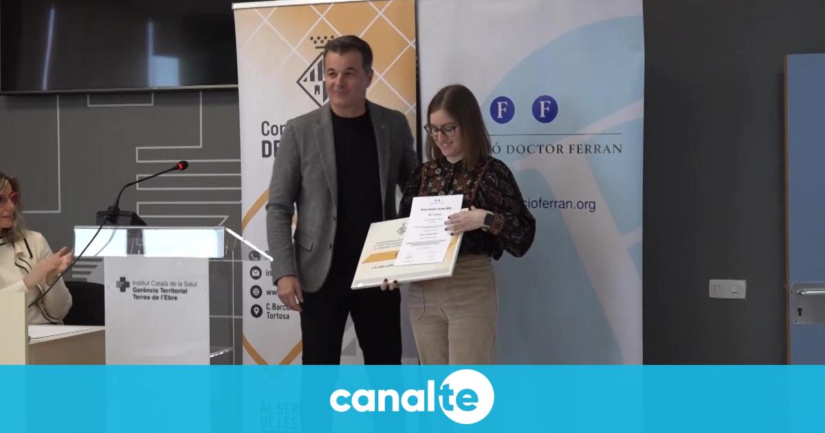 La Fundació Dr. Ferran lliura el premi millor publicació científica a ...